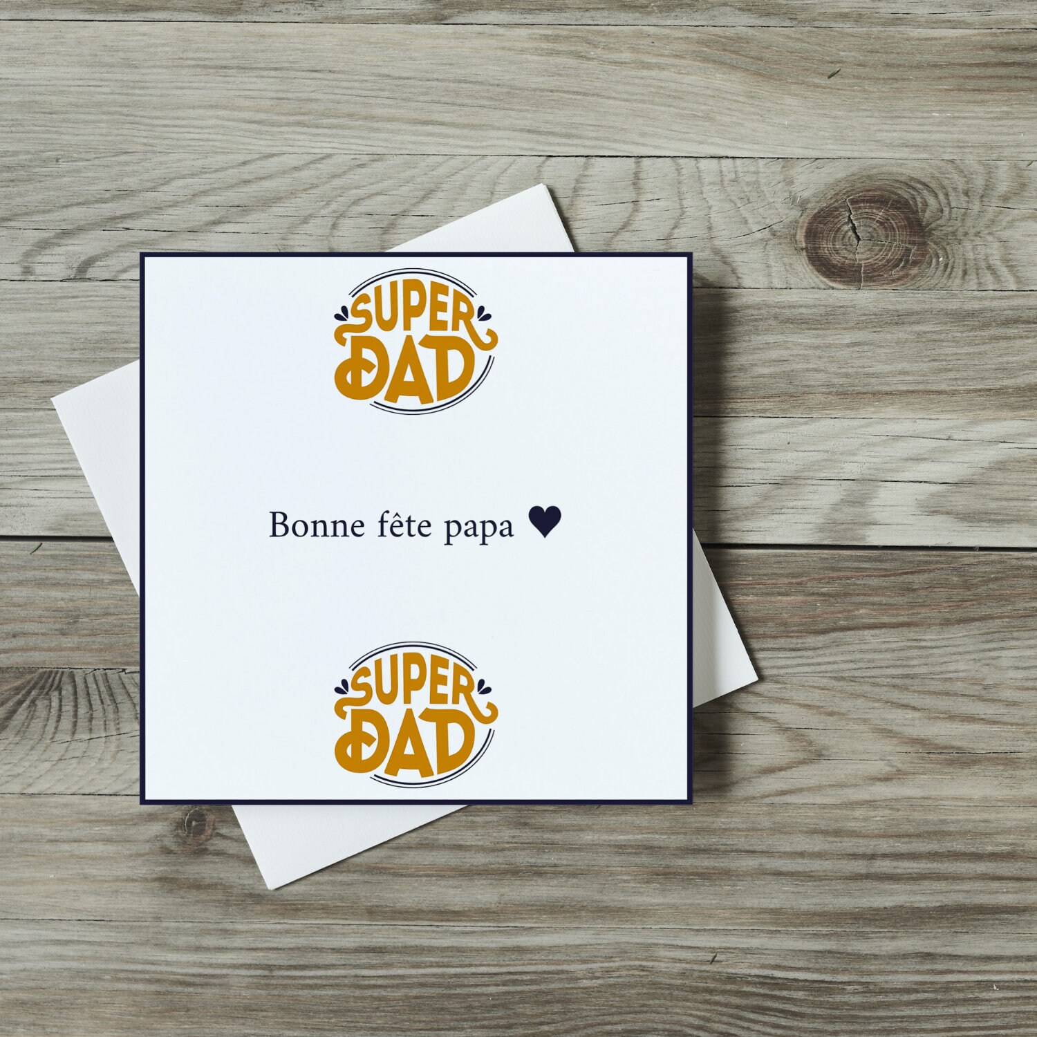 Father's Day Cards 5 X 5 Inches Cards Father's Day Happy Dad's Day Card ...