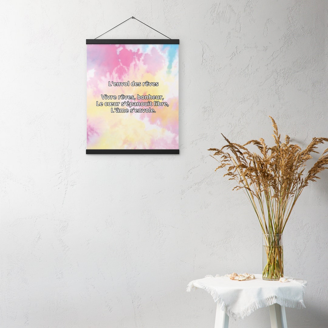 Haiku Poster on Dreams, Japanese Poster to Decorate on Dreams, Matte ...