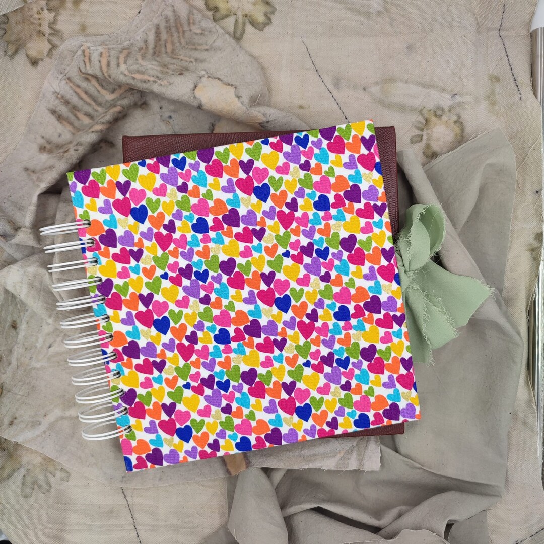 Photo Album With Coloured Sheets, Cheerful 10x15 Photo Album, Spiral ...