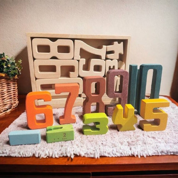 Wooden Numbers - Etsy