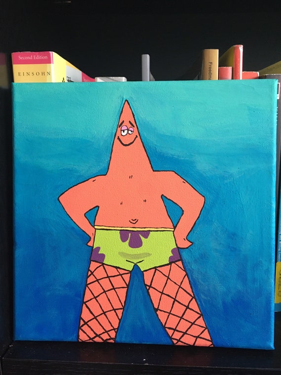 Patrick Star in fishnets | Etsy