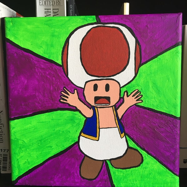 Mario Toad Screaming - Etsy