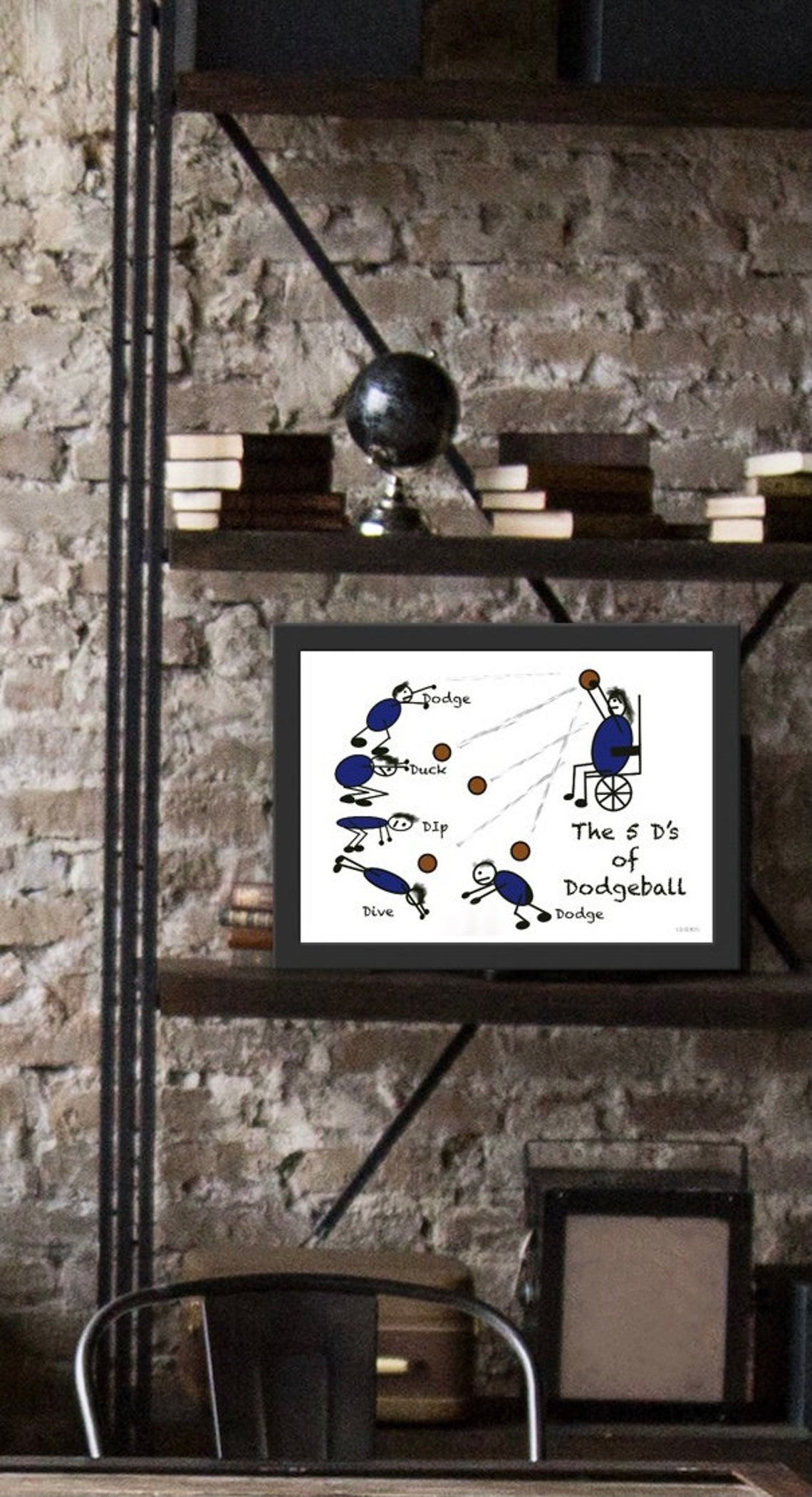 Download Dodgeball DOWNLOADABLE Instant Print, Gift, Poster, Humerous ...