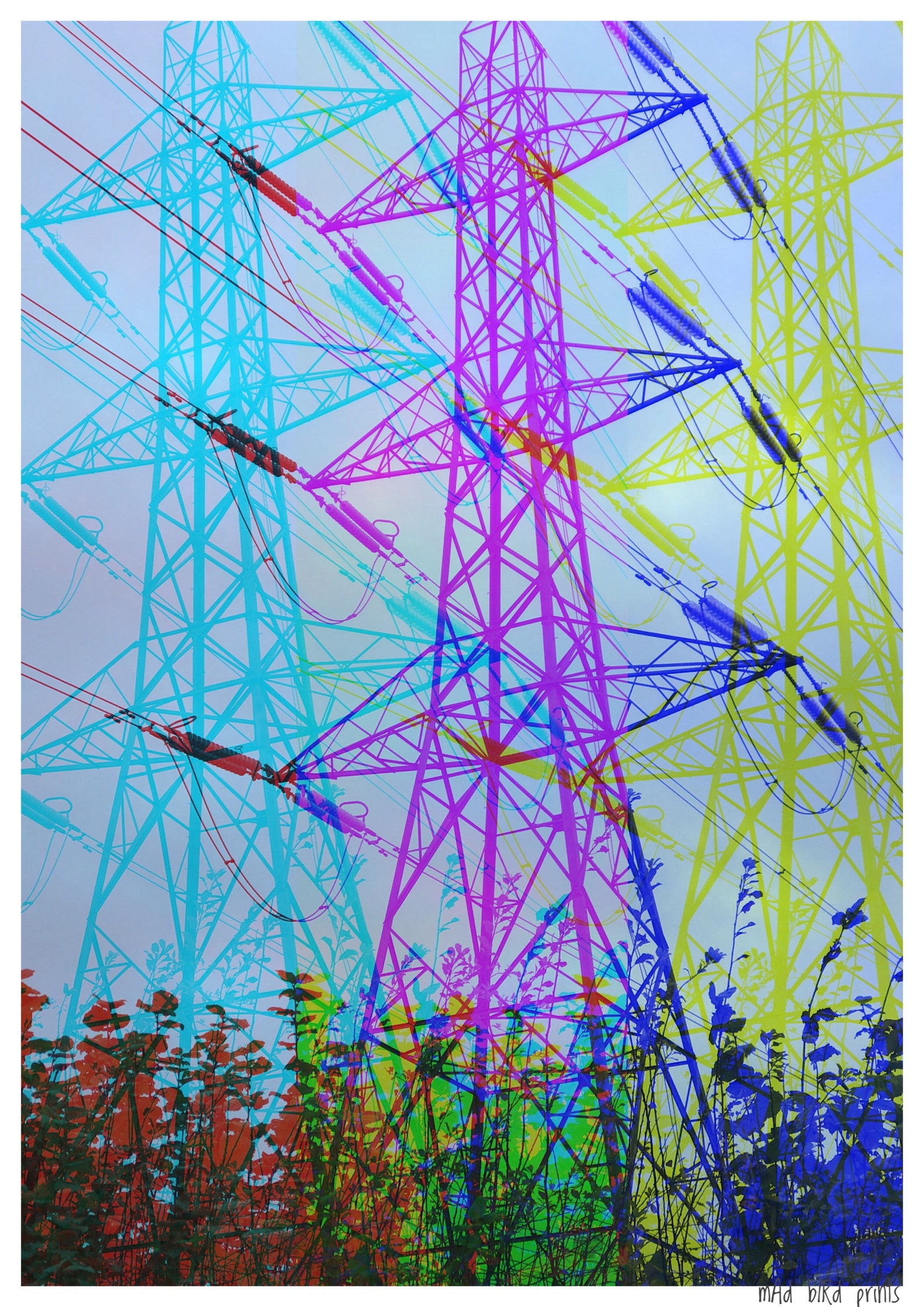 Industrial Wall Art, Pylon Wall Hanging, Gift, Home Decor Loft Decor ...