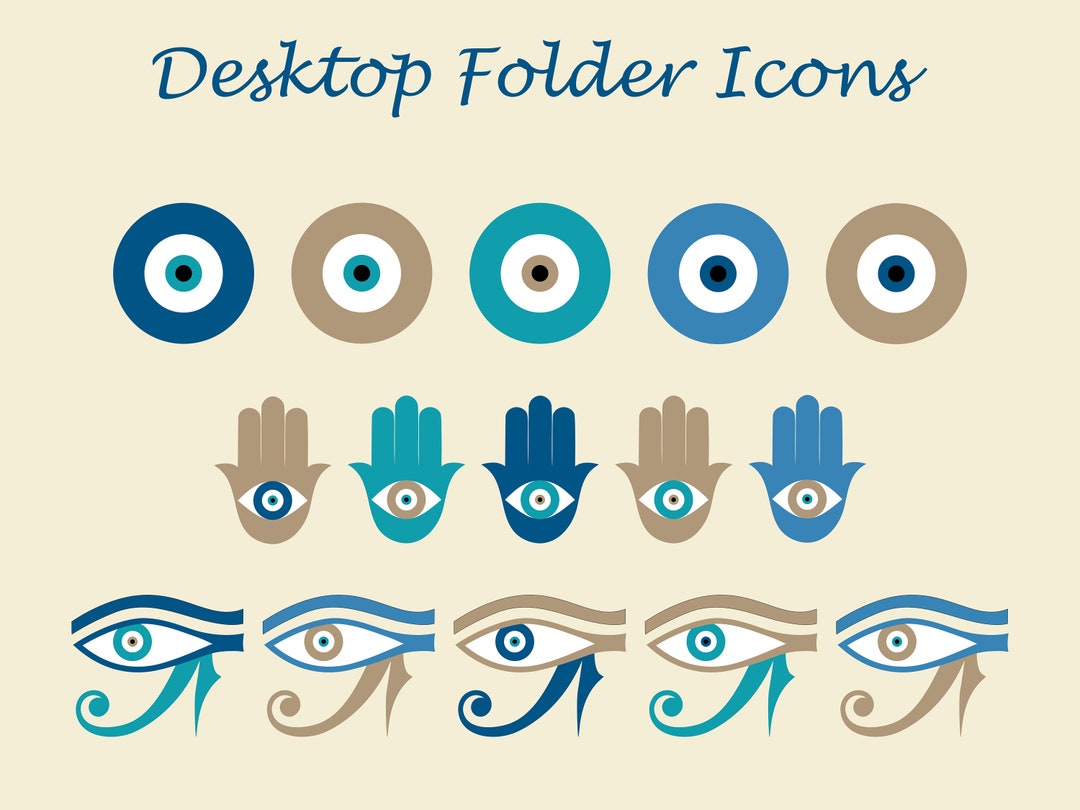 Windows Folder Icons, Custom Folder Icons, Icons, Boho Desktop Folder ...
