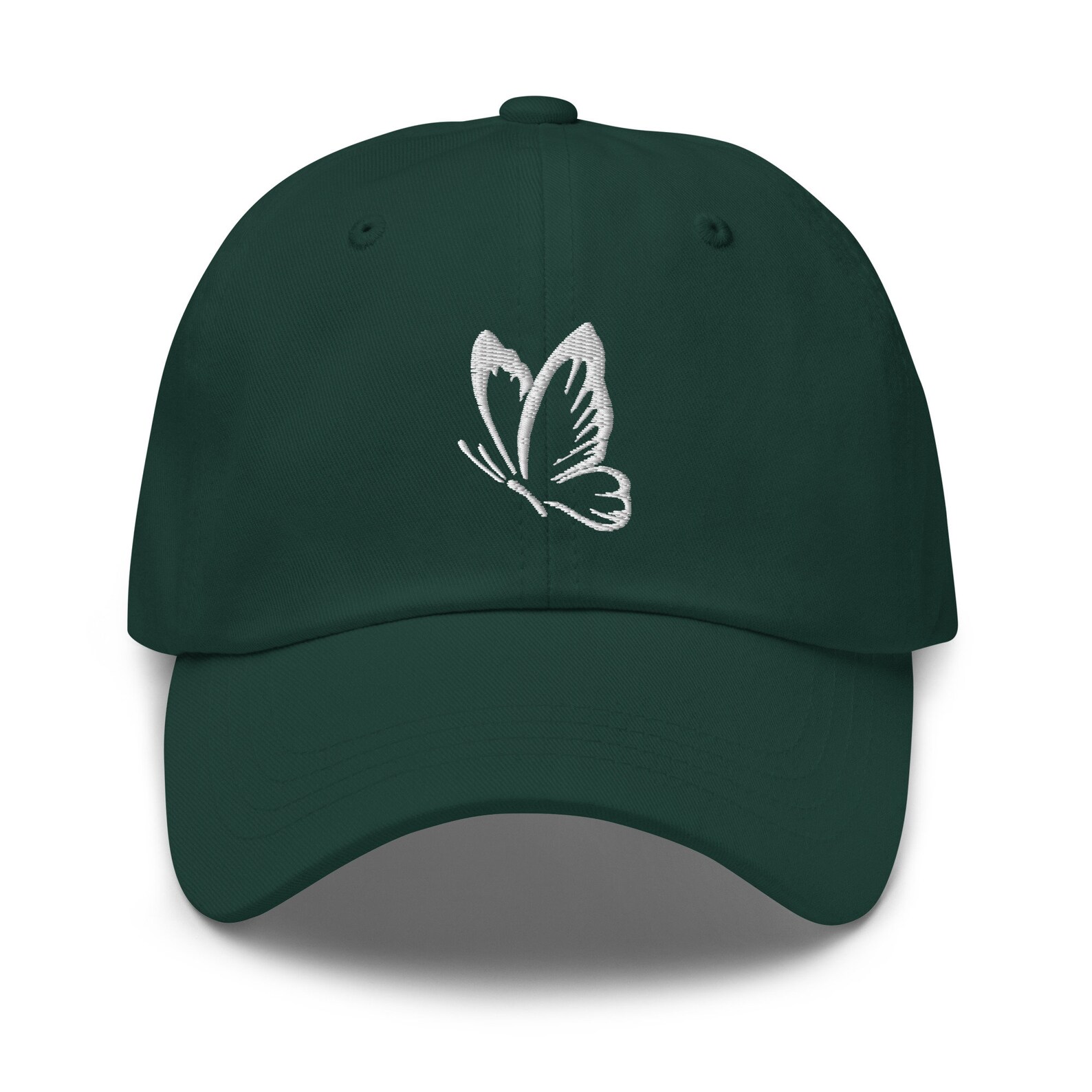 Embroidered Butterfly Baseball Cap: Floral Print Dad Hat - Etsy