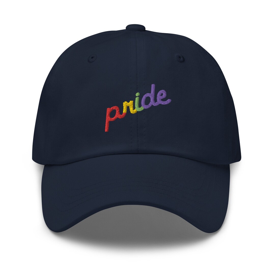 Pride Month Embroidered Baseball Cap, Rainbow Pridemonth Hat ...
