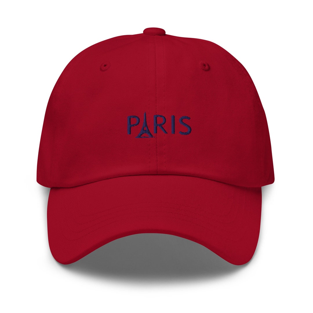 Paris Eiffel Tower Baseball Cap, Embroidered Paris Hat, Eiffel Tower ...
