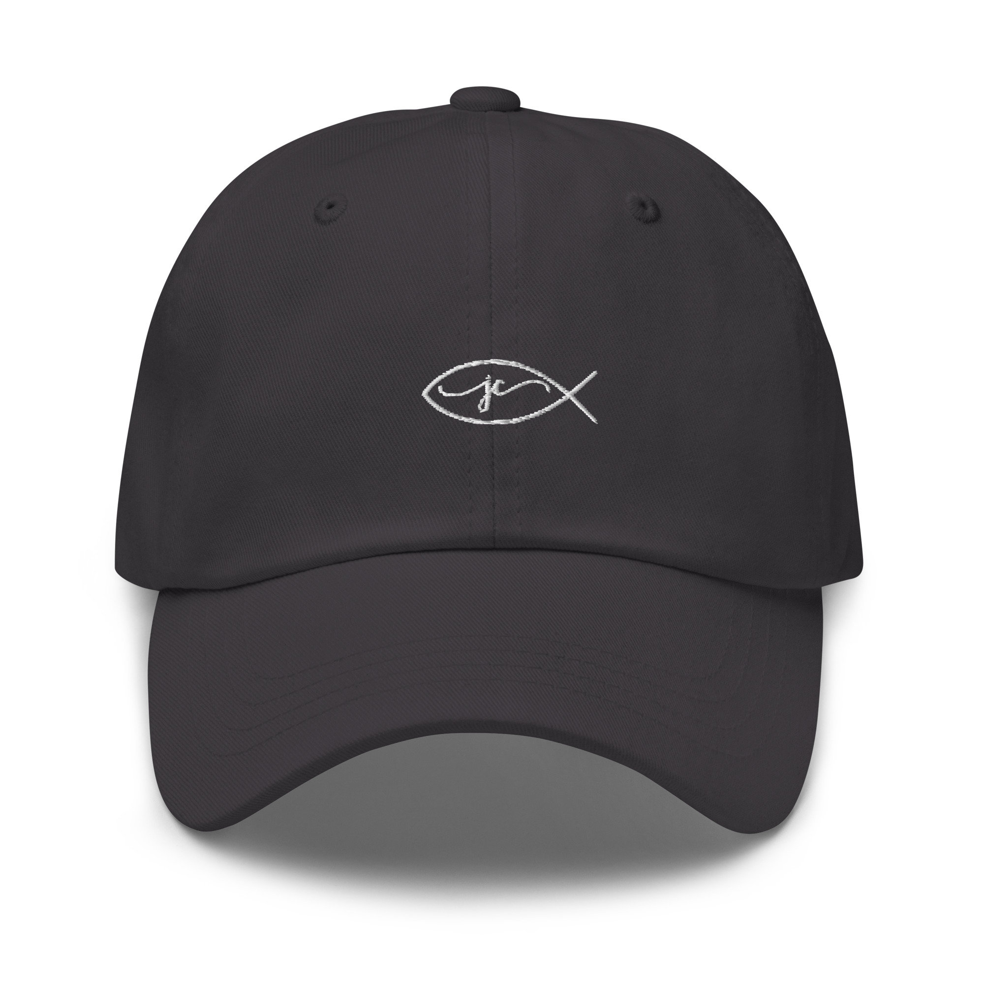 Jesus Fish Symbol Baseball Cap, Embroidered Baseball Hat, Fisherman ...