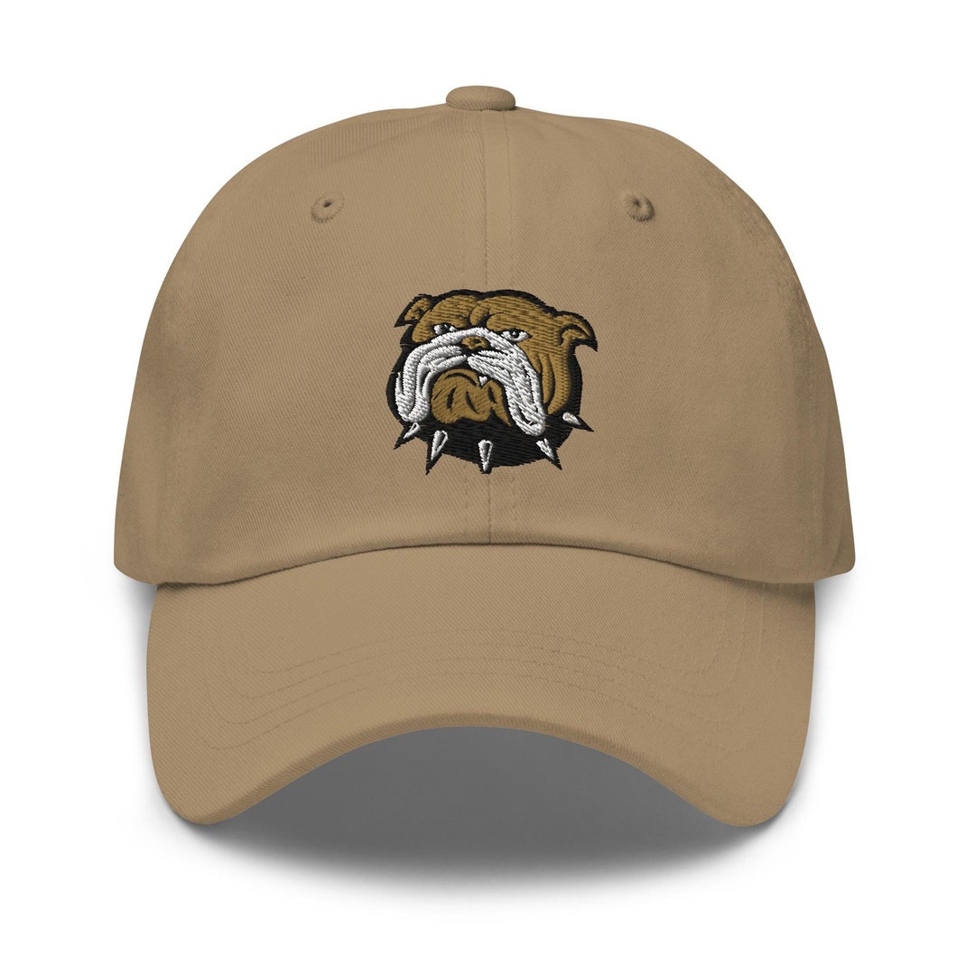 British Bulldog Embroidered Baseball Cap, Bulldog Baseball Cap, Premium ...