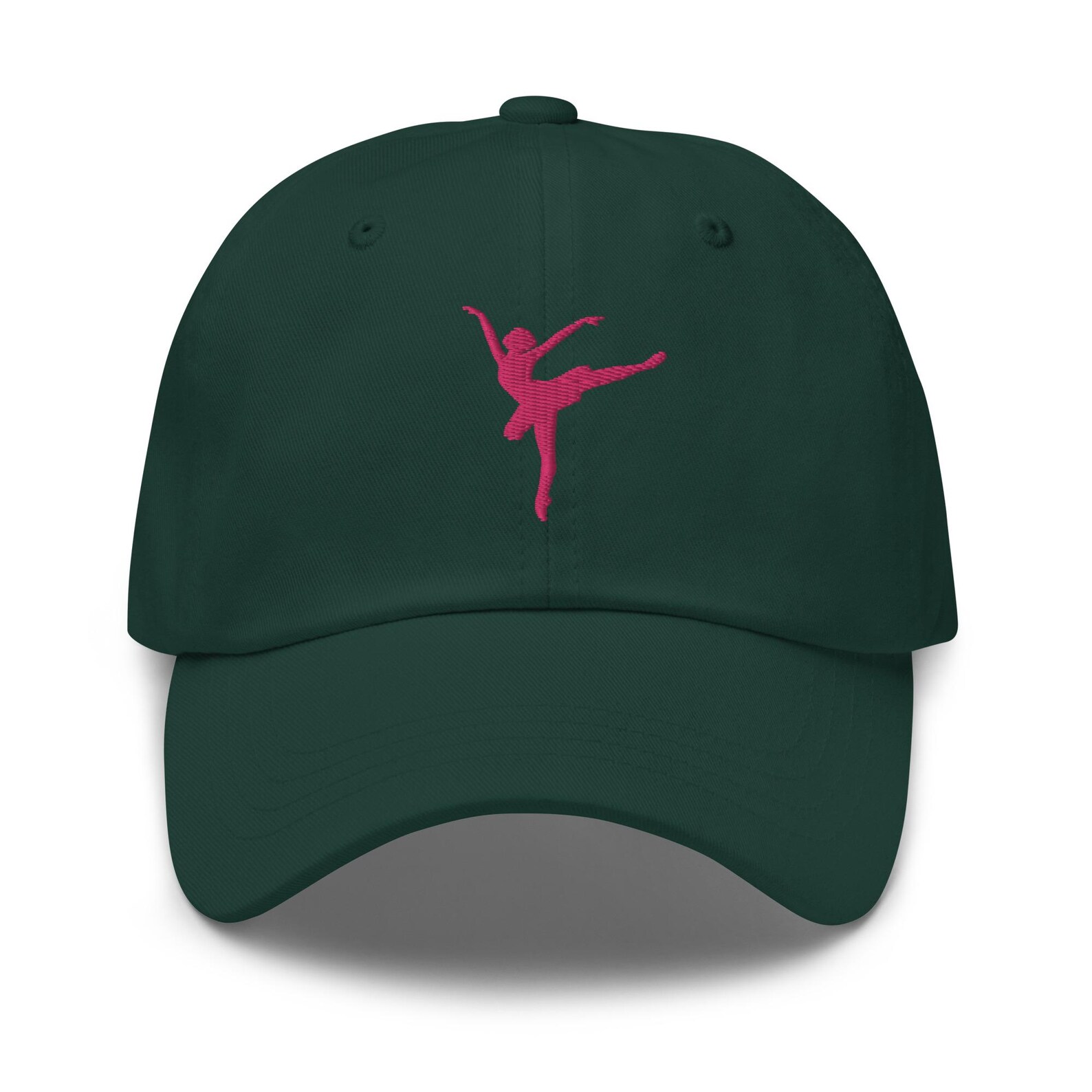 Pink Ballerina Baseball Cap, Embroidered Dance Hat, Ballet Lover Gift ...