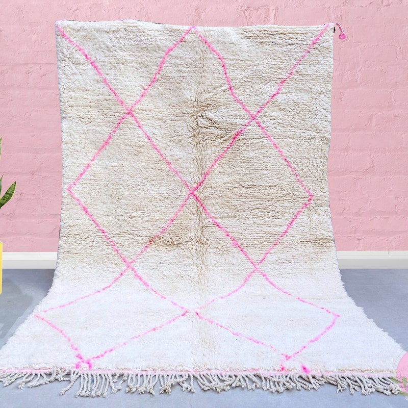 Pink Moroccan Rug - Etsy