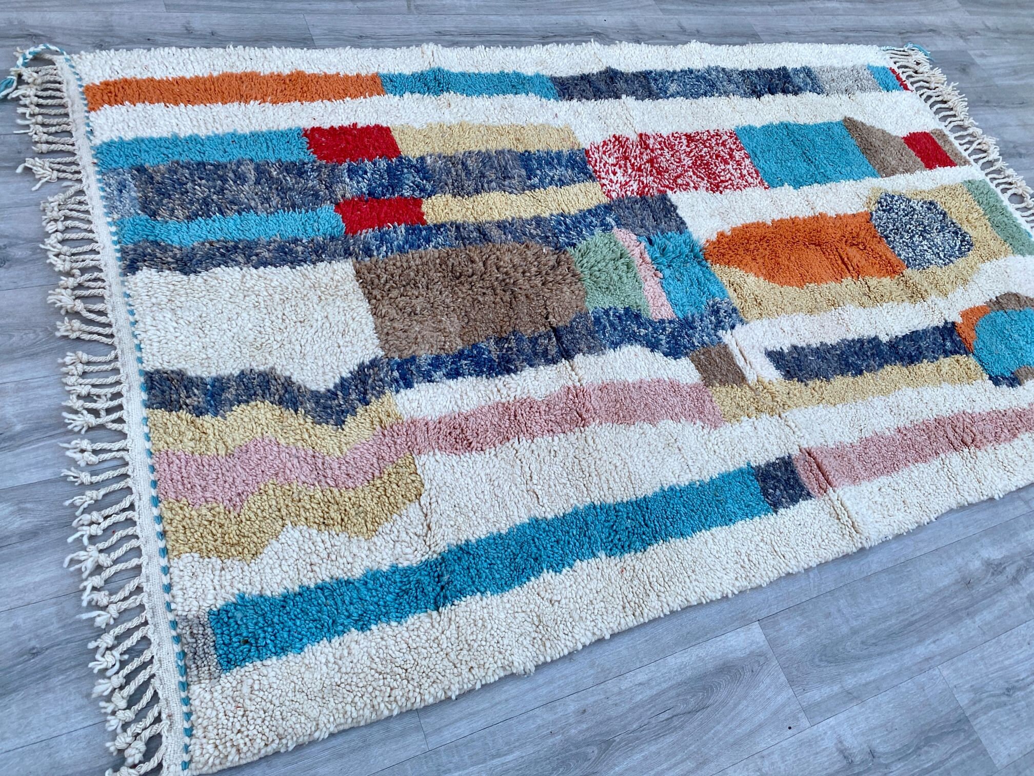 Custom size Moroccan Rug Simple moroccan berber rugbeni | Etsy
