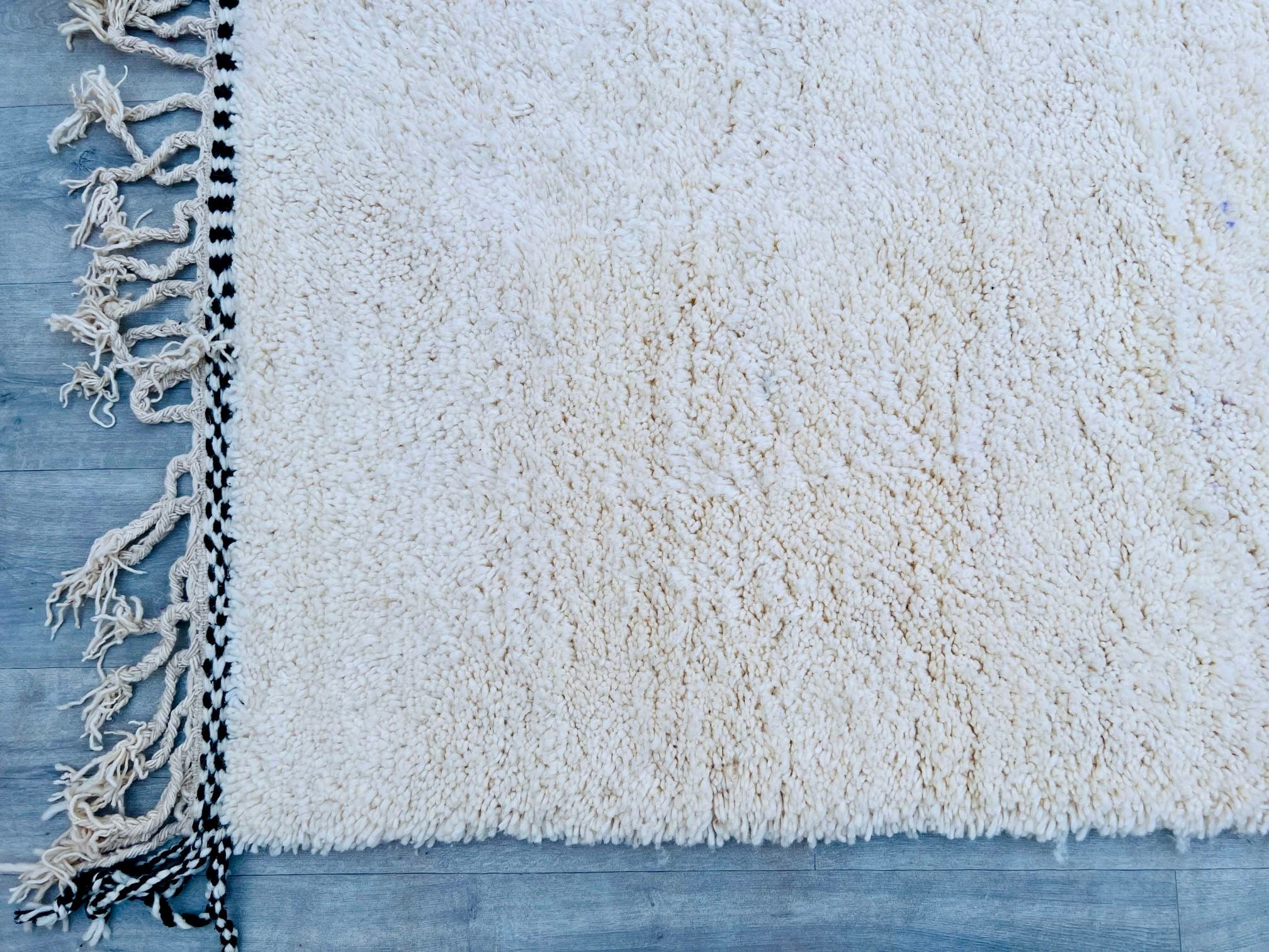 Moroccan Rug White Solid Rug Custom Moroccan Rug Berber - Etsy