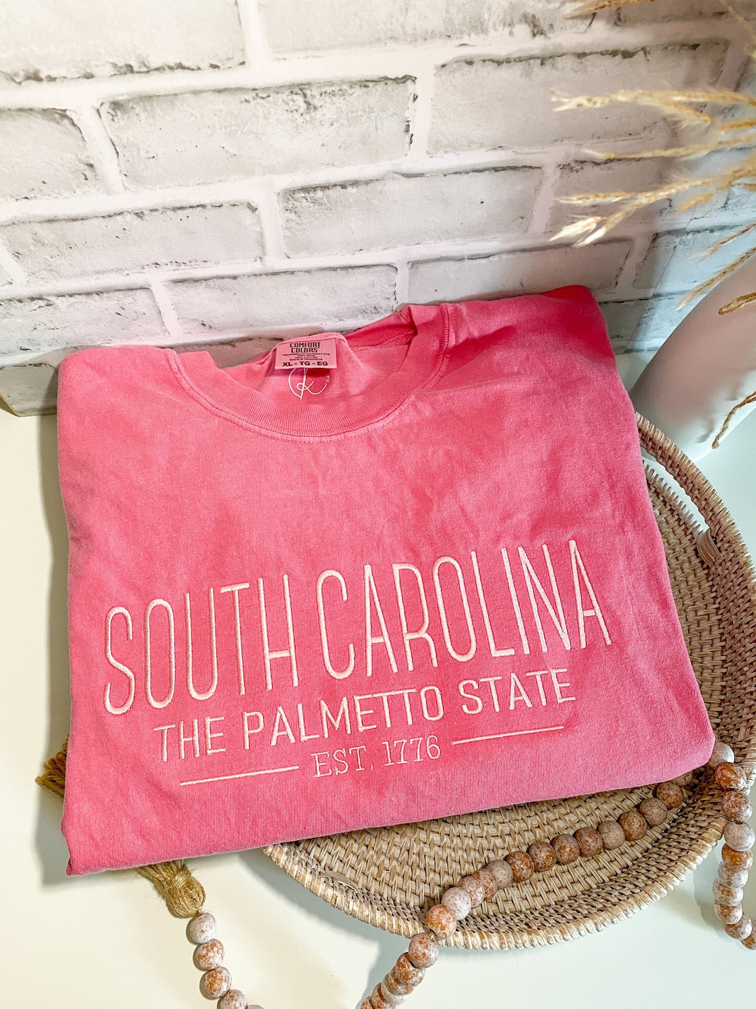 State EMBROIDERED Tee | Embroidered Apparel Tshirt | State Tee | U.S ...
