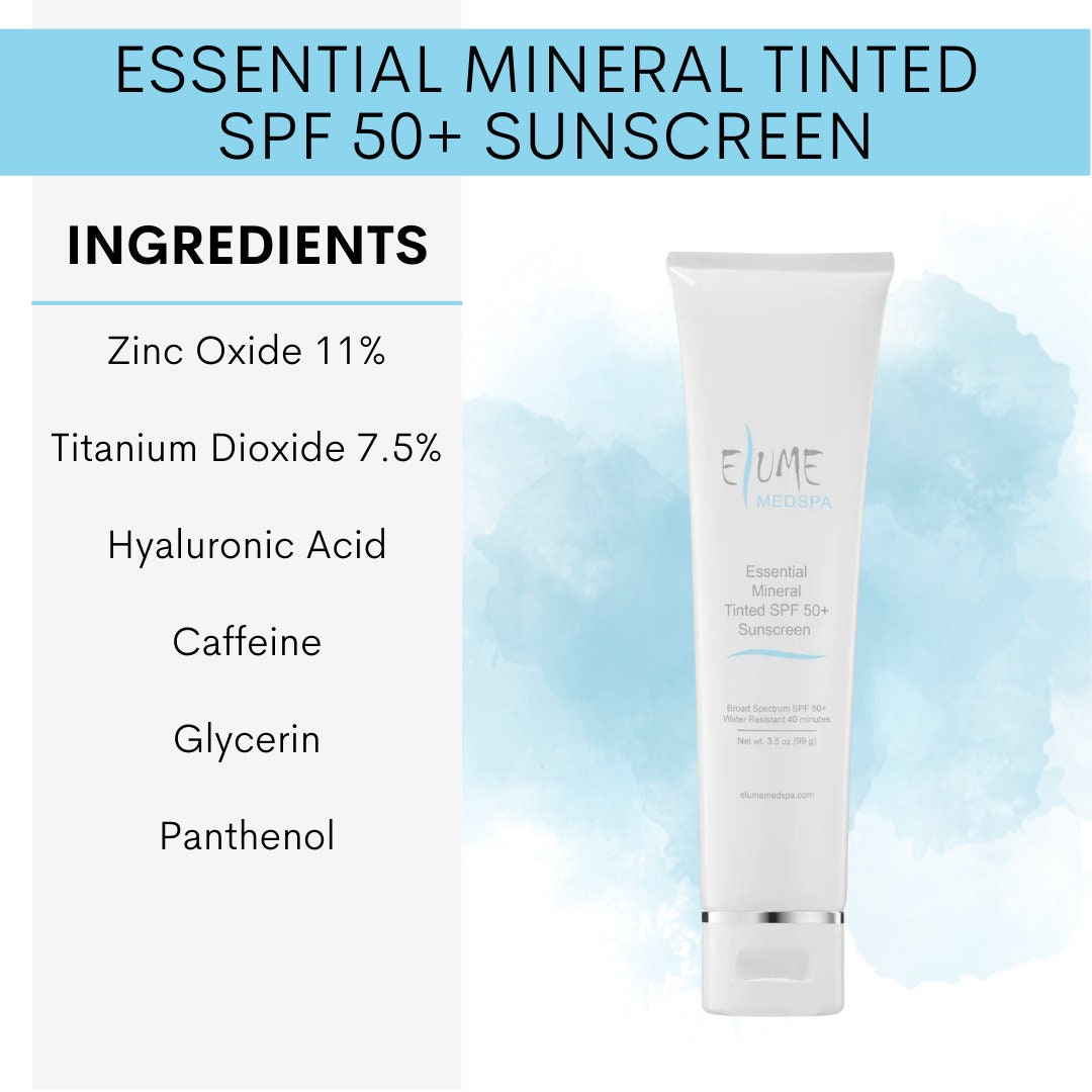 Essential Mineral Tinted SPF 50+ Sunscreen - Etsy