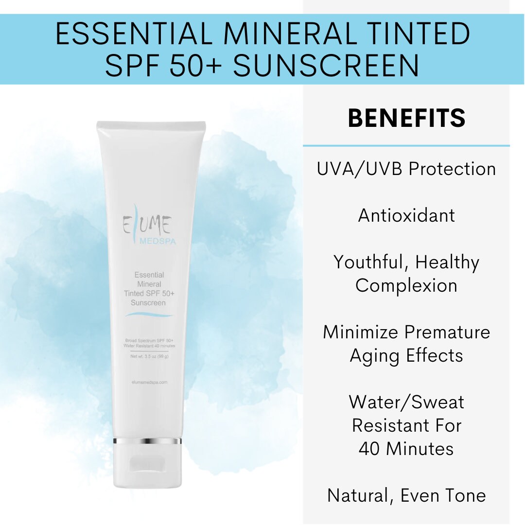 Essential Mineral Tinted SPF 50+ Sunscreen - Etsy