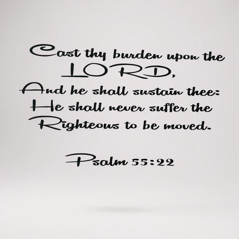 Psalm 55 22 - Etsy