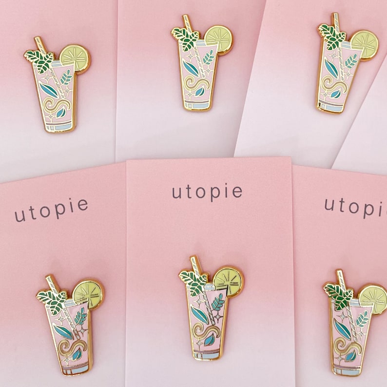 Creative Juice Enamel Pin by Utopie Pins // Lapel Pin Cute | Etsy