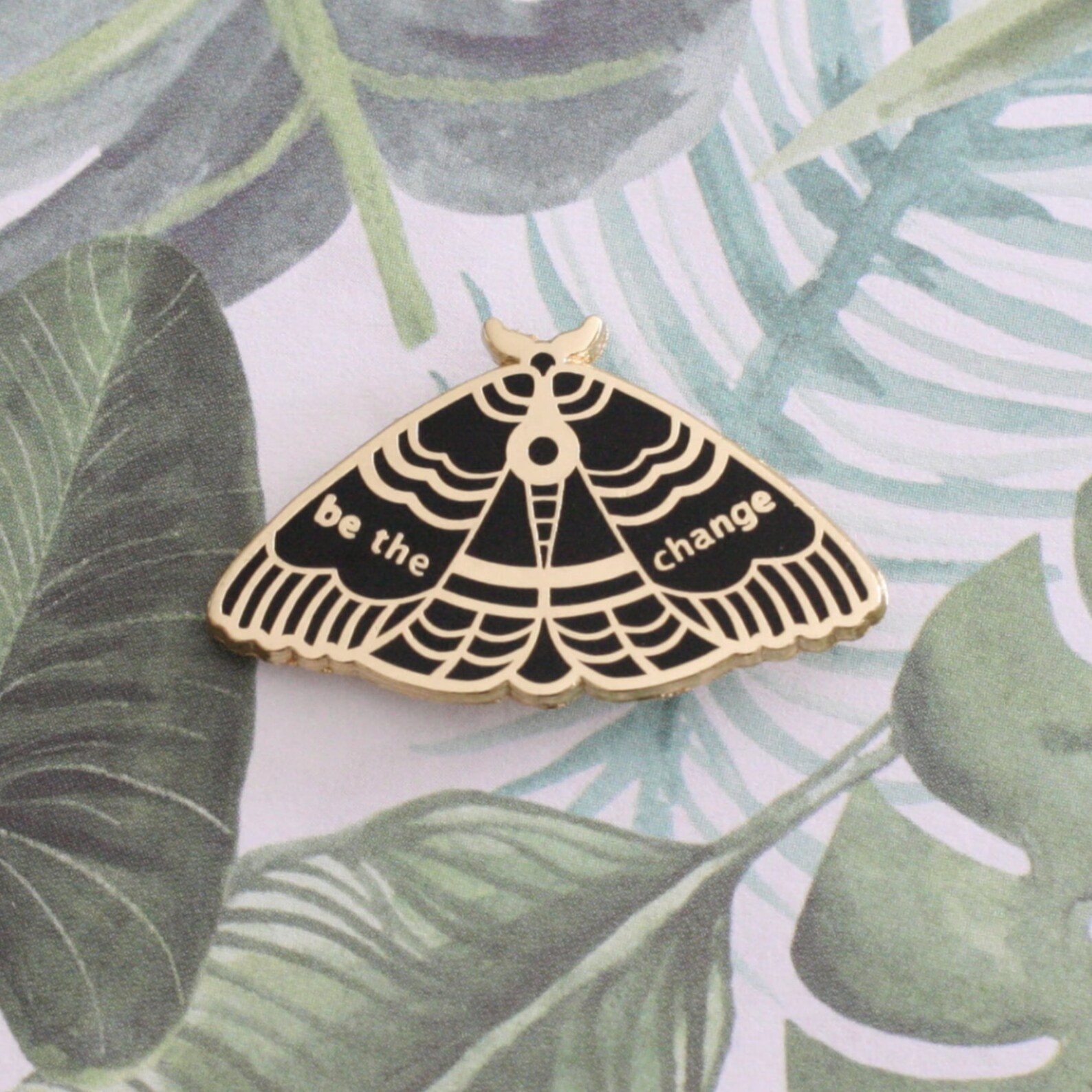 Change Moth Enamel Pin by Utopie Pins // Lapel Pin Cute - Etsy