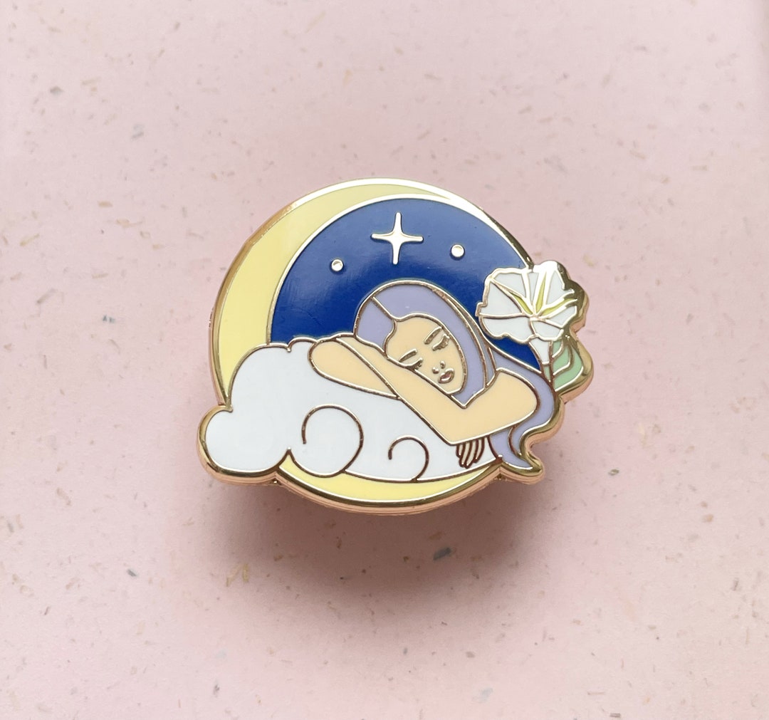Dreamer Enamel Pin By Utopie Pins Lapel Pin Dream Etsy