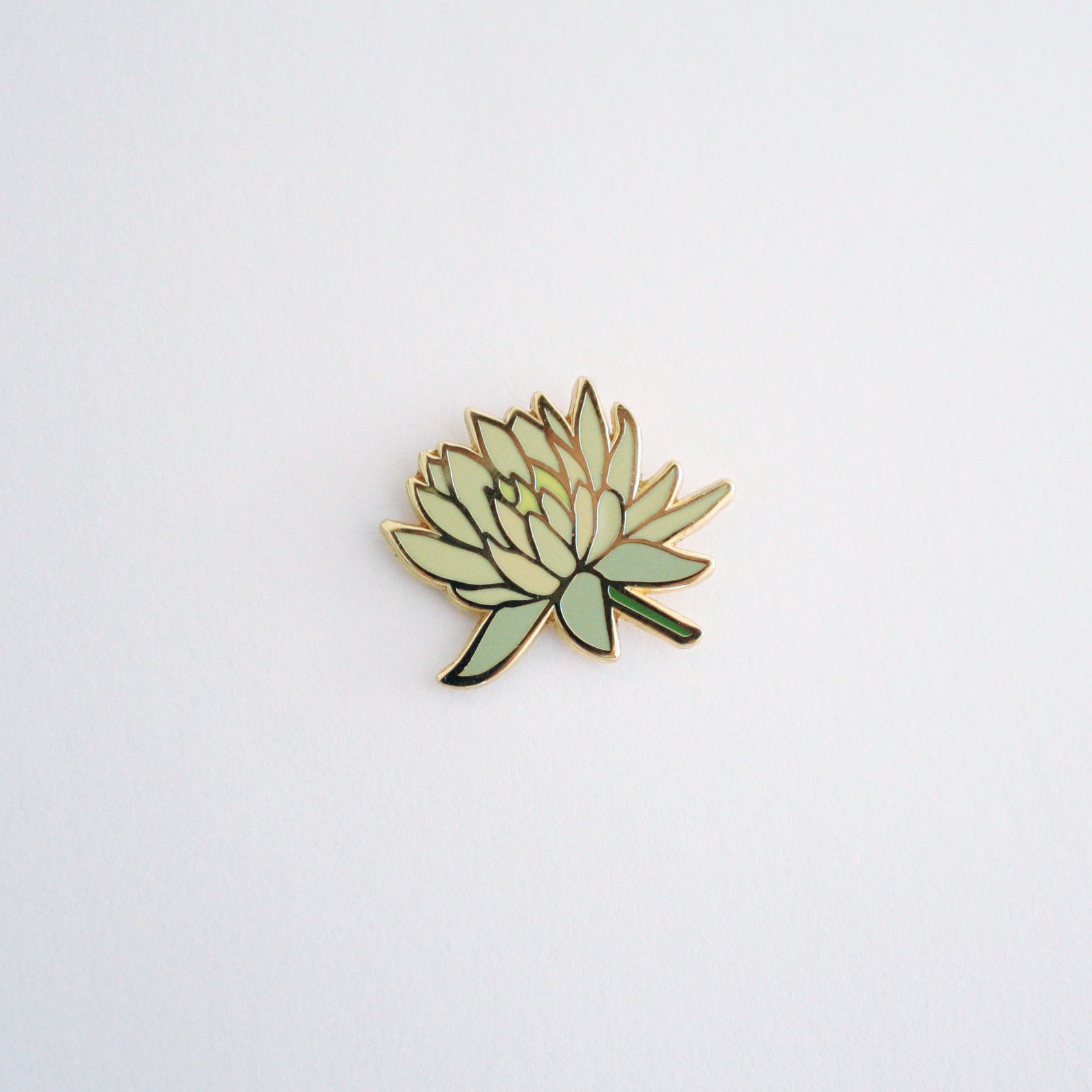 Resilient Lotus Flower Enamel Pin by Utopie Pins // Lapel - Etsy