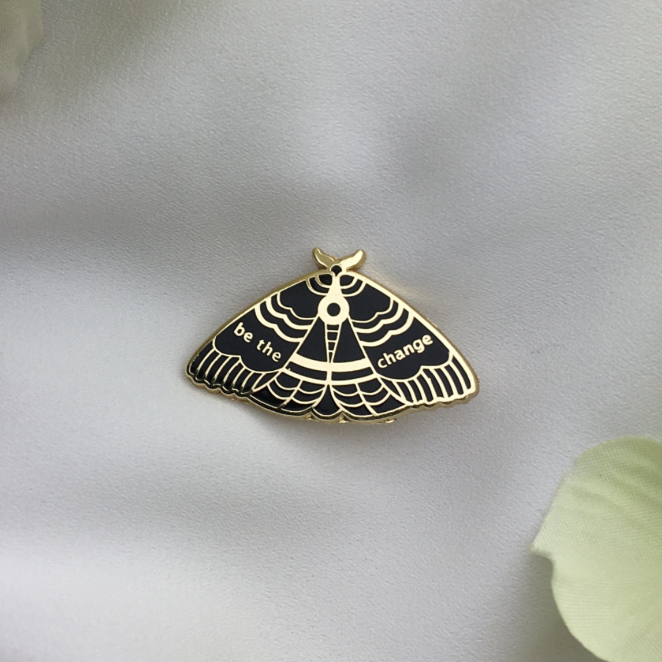 Change Moth Enamel Pin by Utopie Pins | Etsy