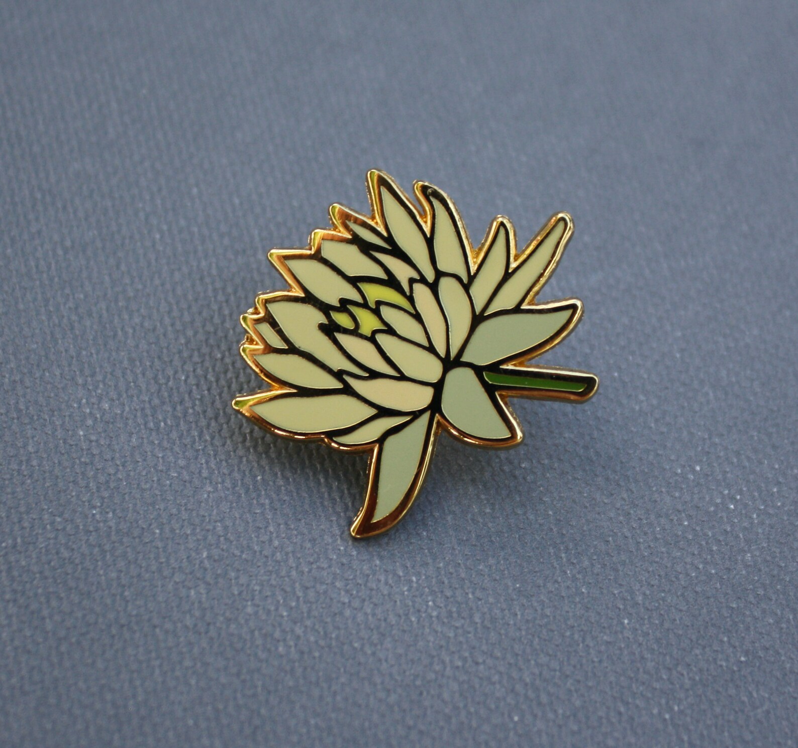 Resilient Lotus Flower Enamel Pin by Utopie Pins // Lapel - Etsy