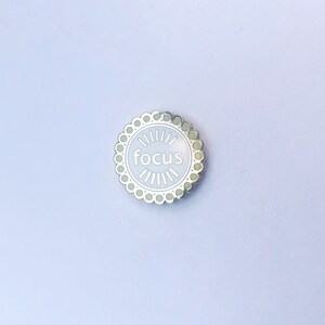 Focus Enamel Pin, by Utopie Pins // Lapel Pin, Gift, Cute, Friend ...
