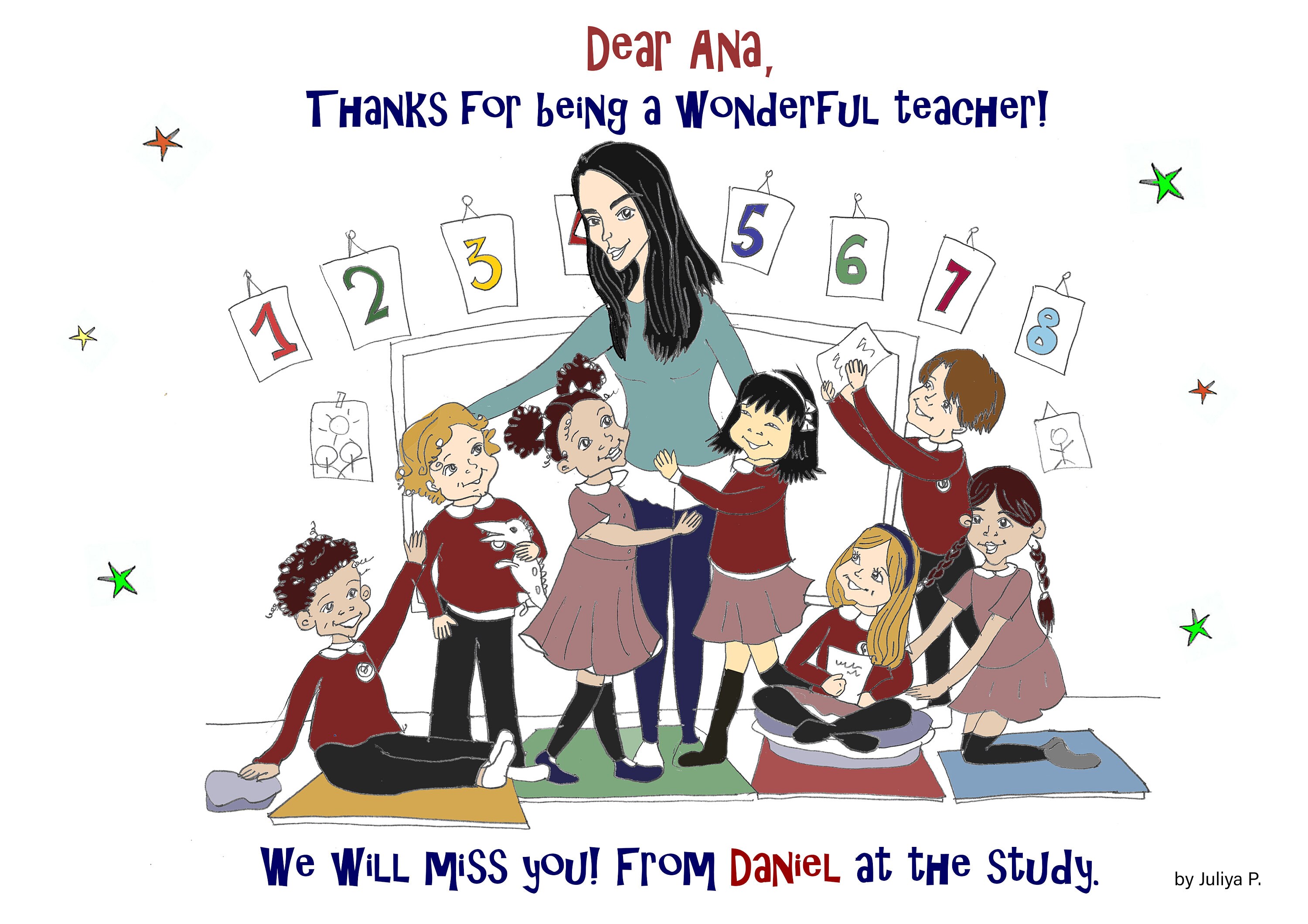 Dear Teacher Goodbye Poster, Best Teacher Poster, We Will Miss You ...