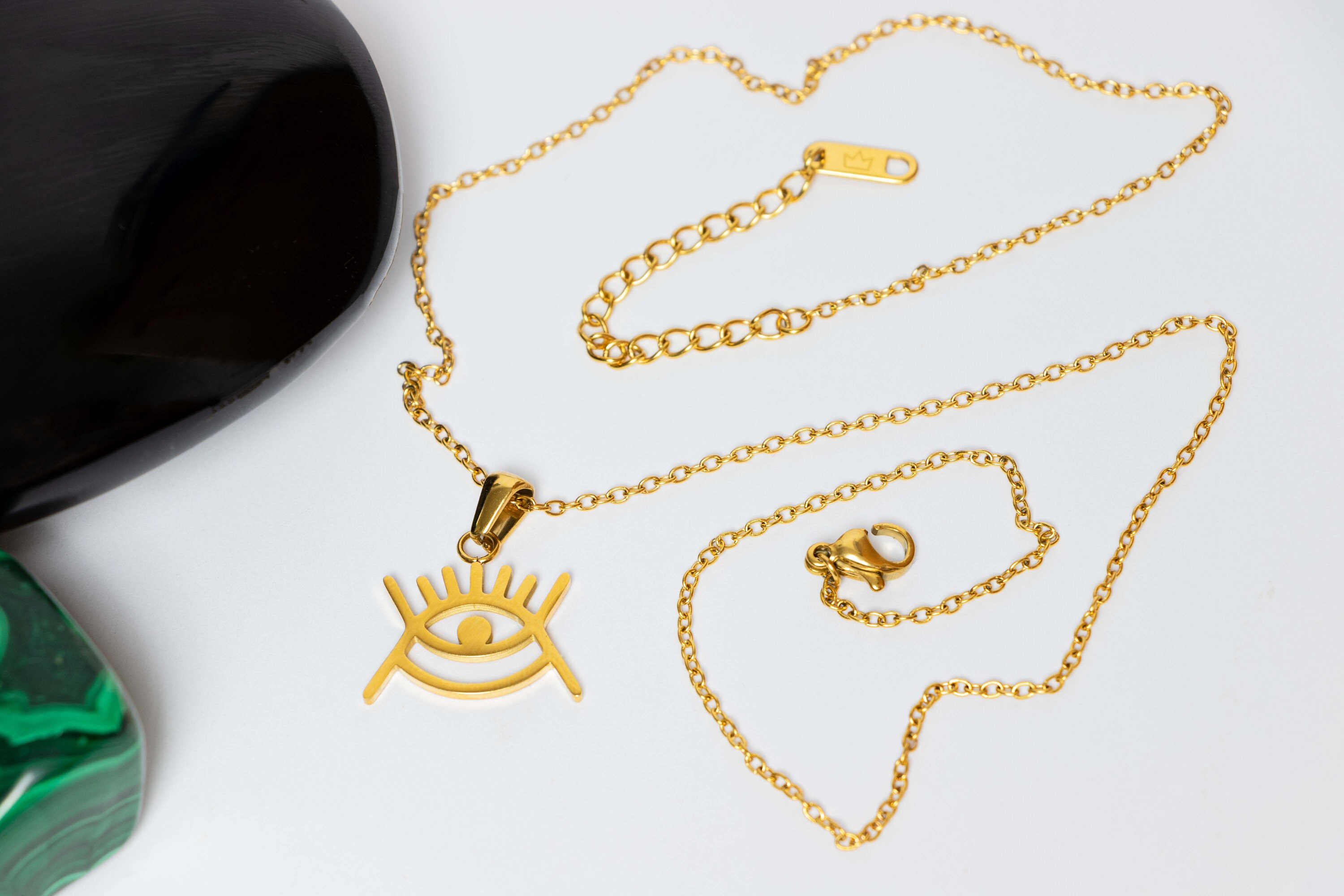 Gold Adinkra 'god's Omnipresence' Pendant Necklace: African Symbol ...