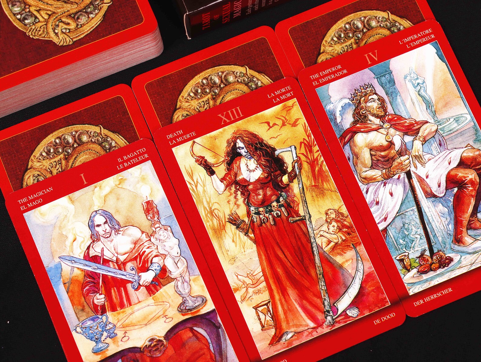 Unique Sexual Magic Tarot Deck With Book New Sexual Tarot Etsy