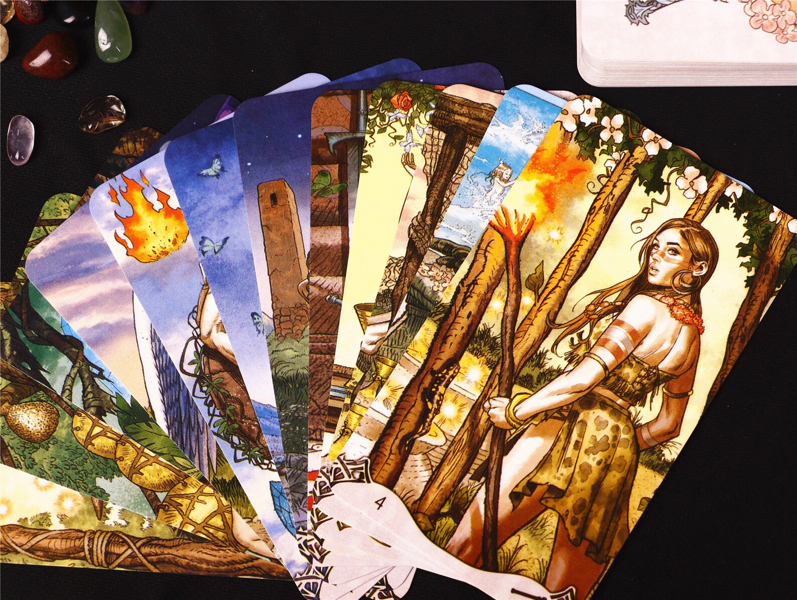 Erotic Fantasy Tarot Decks With Book For Beginners New Tarot Etsy