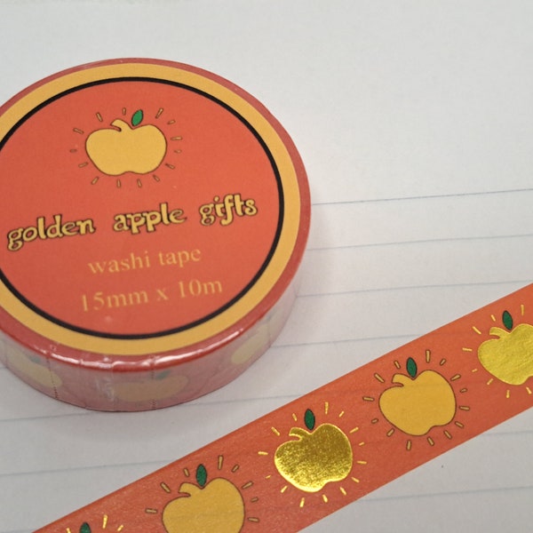 Golden Washi Tape - Etsy