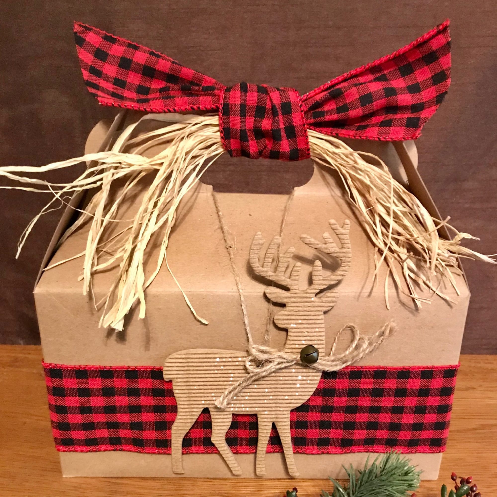 Christmas Eve Gift Box, Gable Box, Treat Box, Party, Gift Box - Etsy