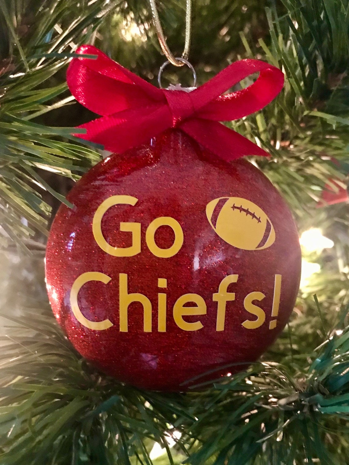 Christmas Ornament Go Chiefs Kansas City Chiefs Ornament, Christmas ...