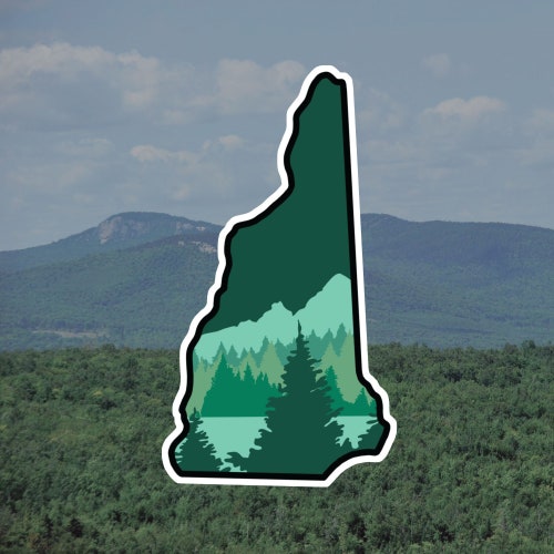 New Hampshire Vinyl Sticker - Etsy