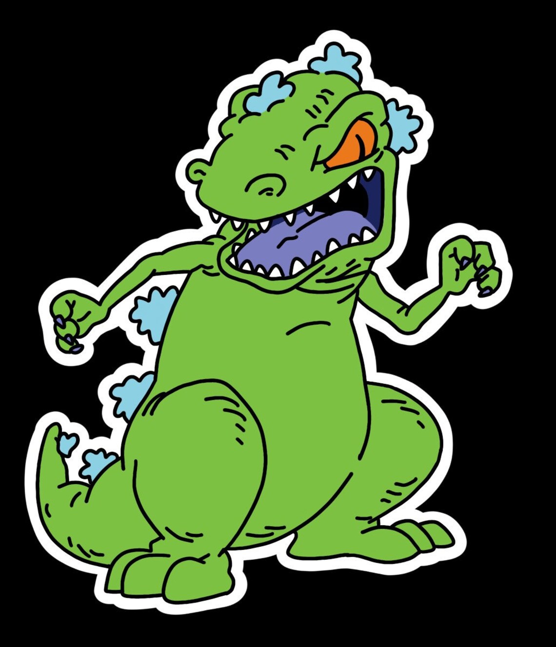 Rugrats Reptar Vinyl Sticker 90s Nickelodeon water | Etsy