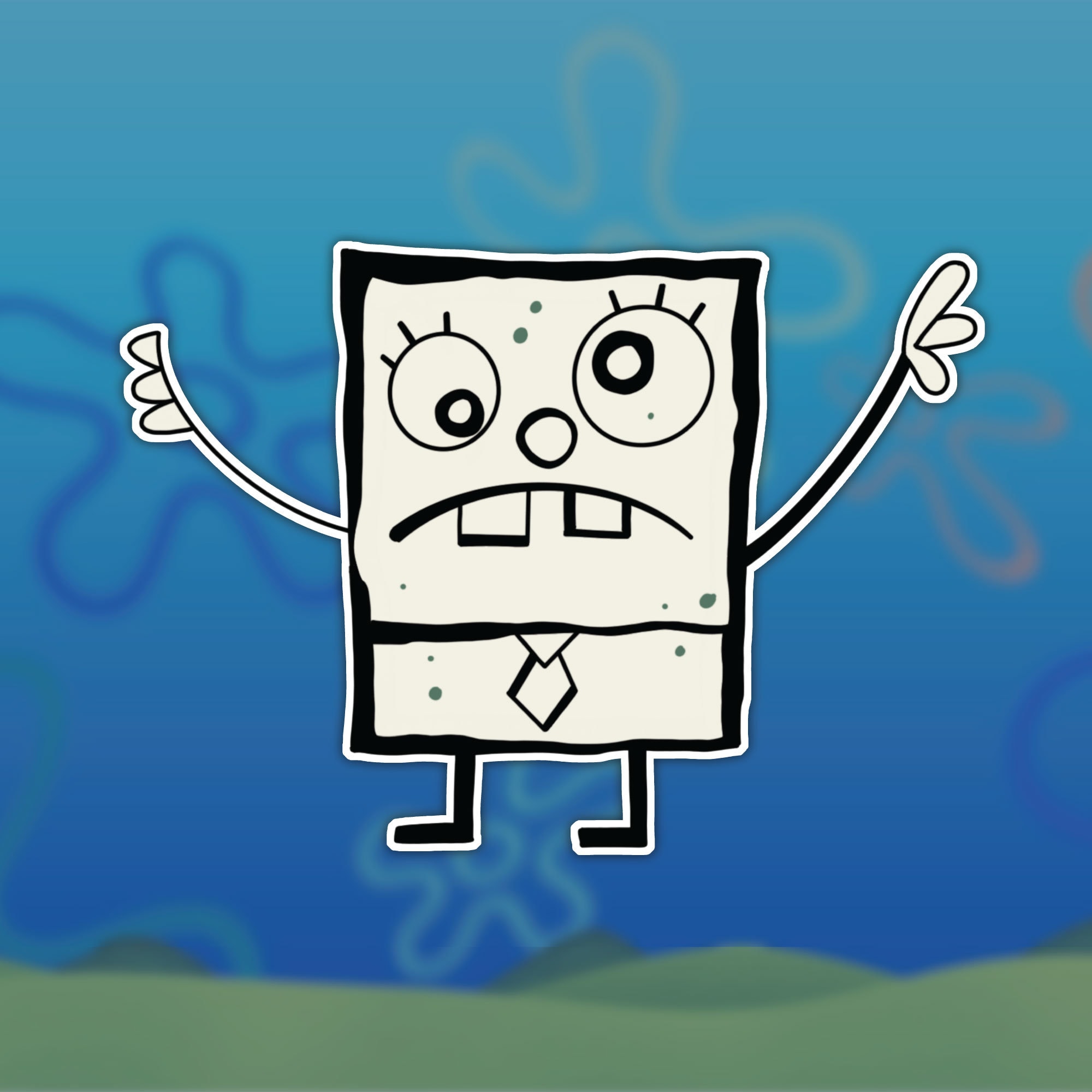 Doodlebob Drawing Doodlebob Drawing
