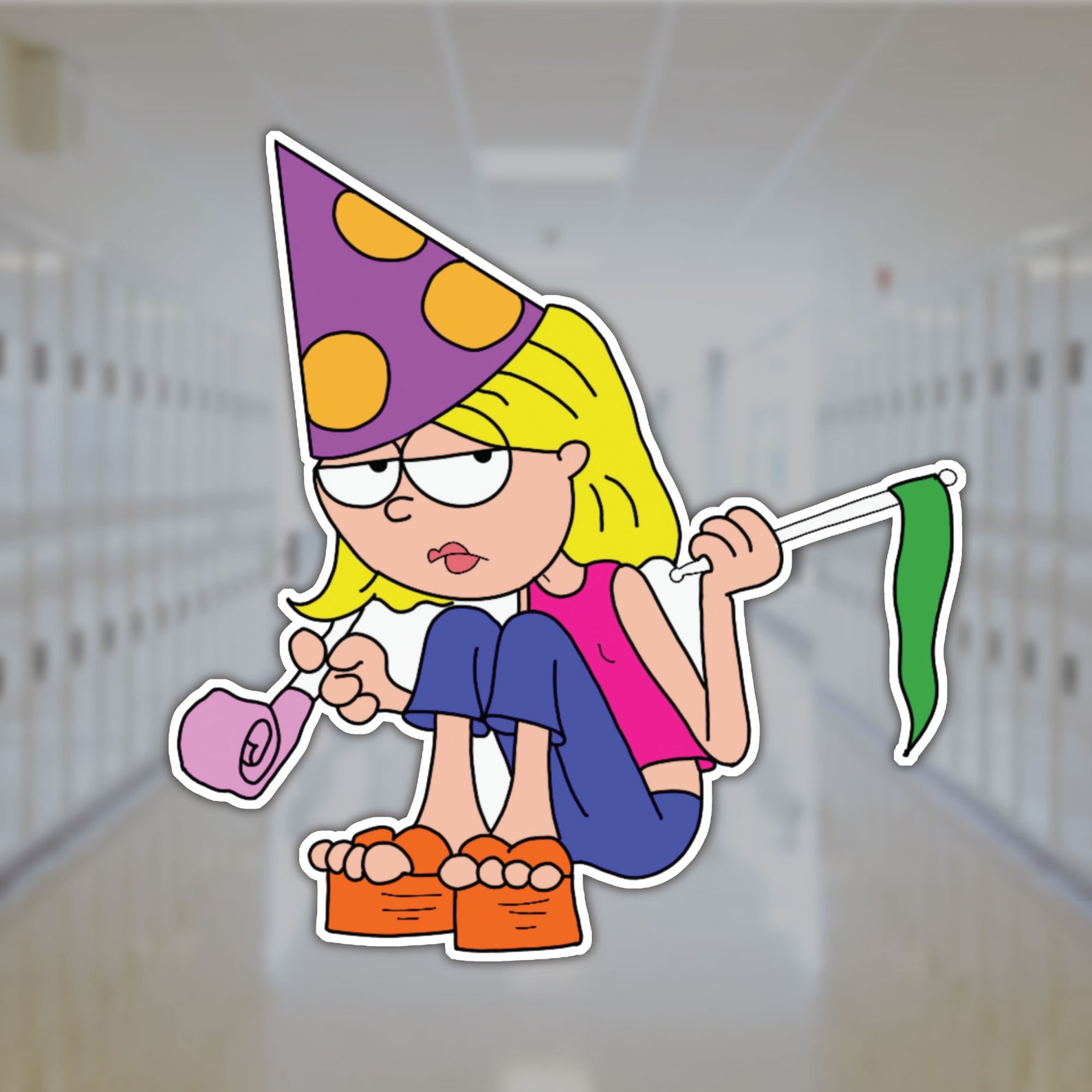 Lizzie Mcguire Cartoon Vinyl Sticker Disney Inspired Water | Etsy