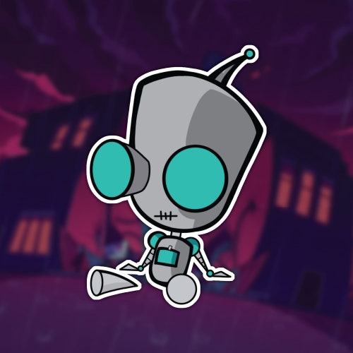 Invader Zim Logo Decal - Etsy