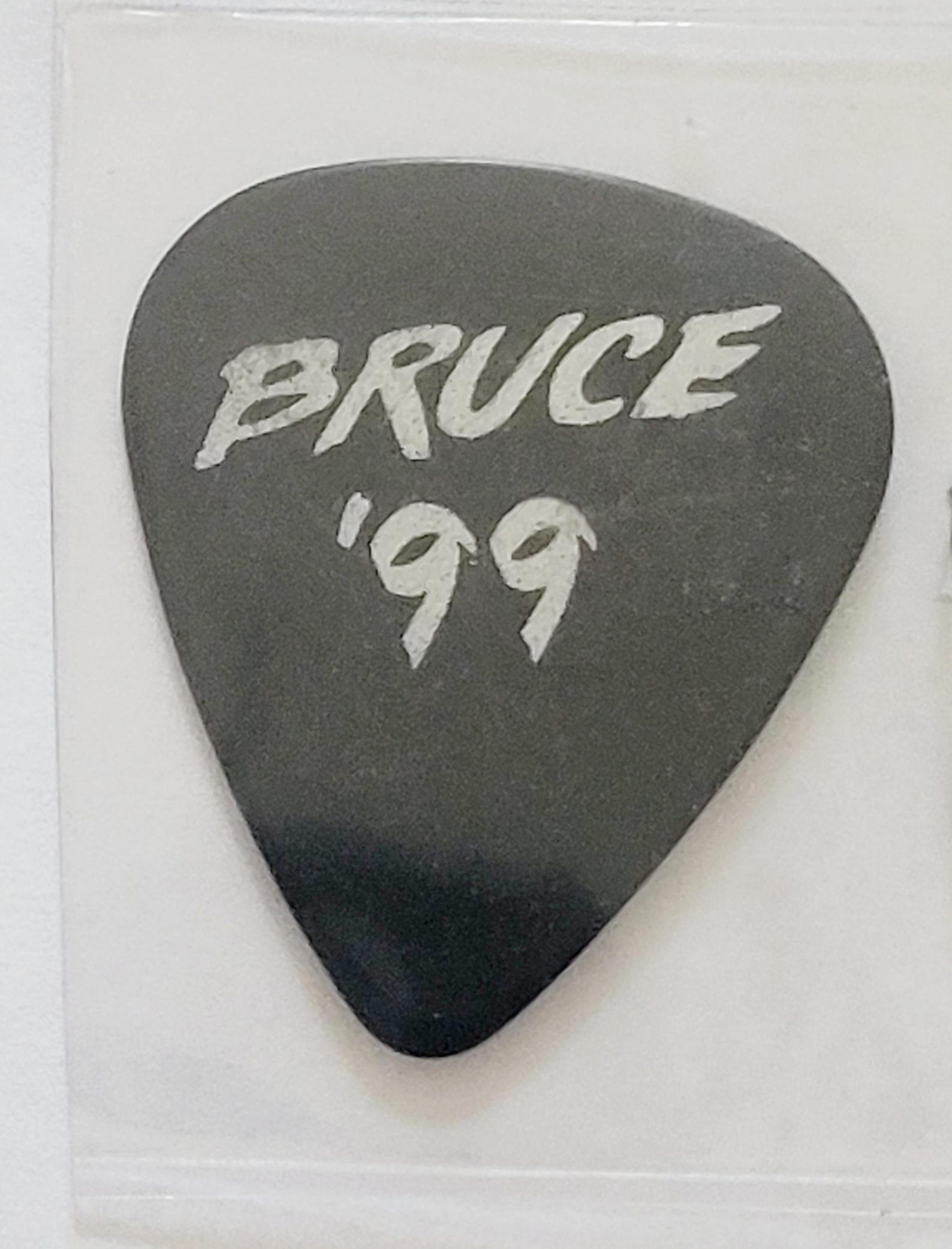 Bruce Springsteen Hand Signed Autographed Framed Photo + Guitar Pick ...