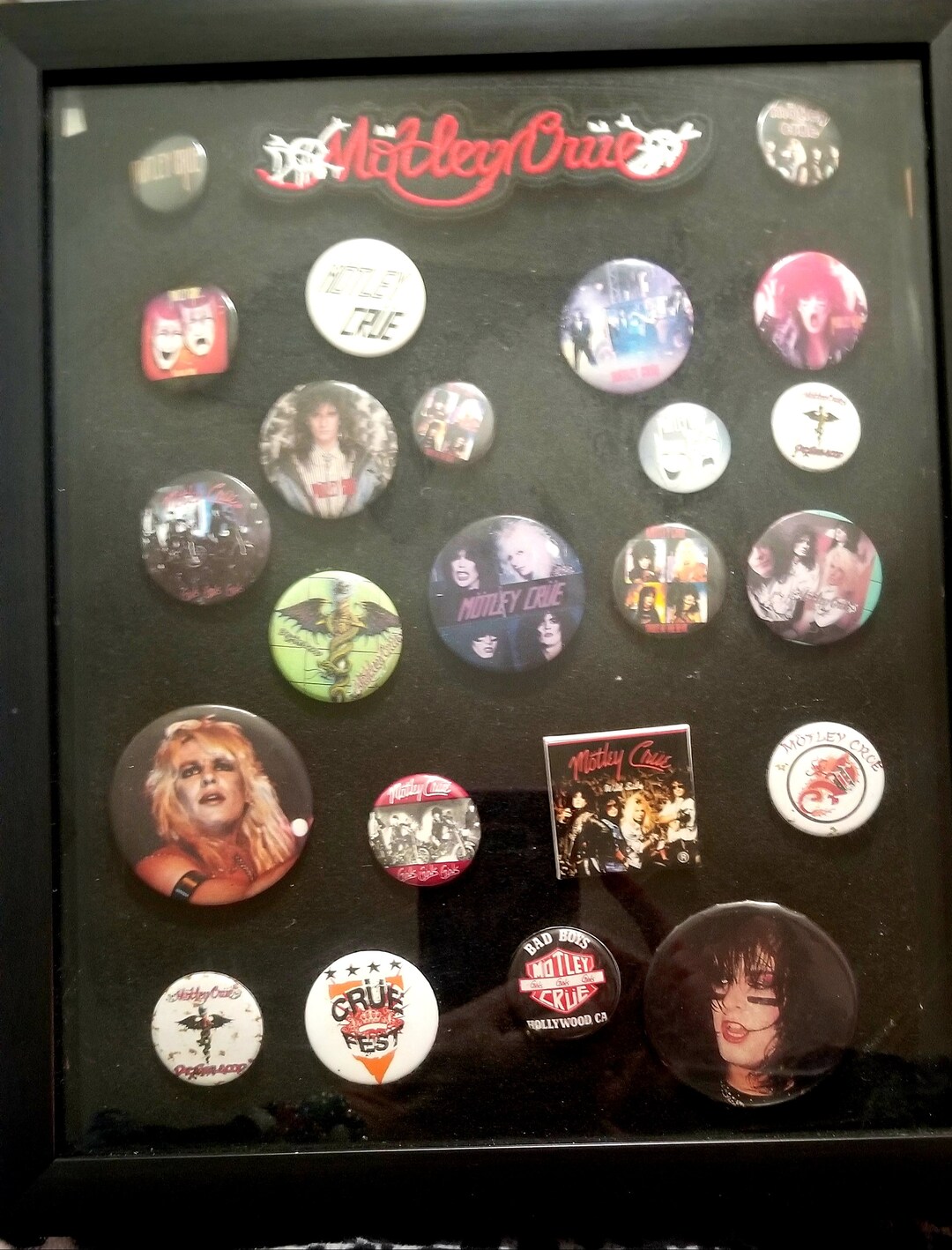 Motley Crue Nikki Sixx Tommy Lee Cince Neil Mick Mars Lot 23 Vintage ...