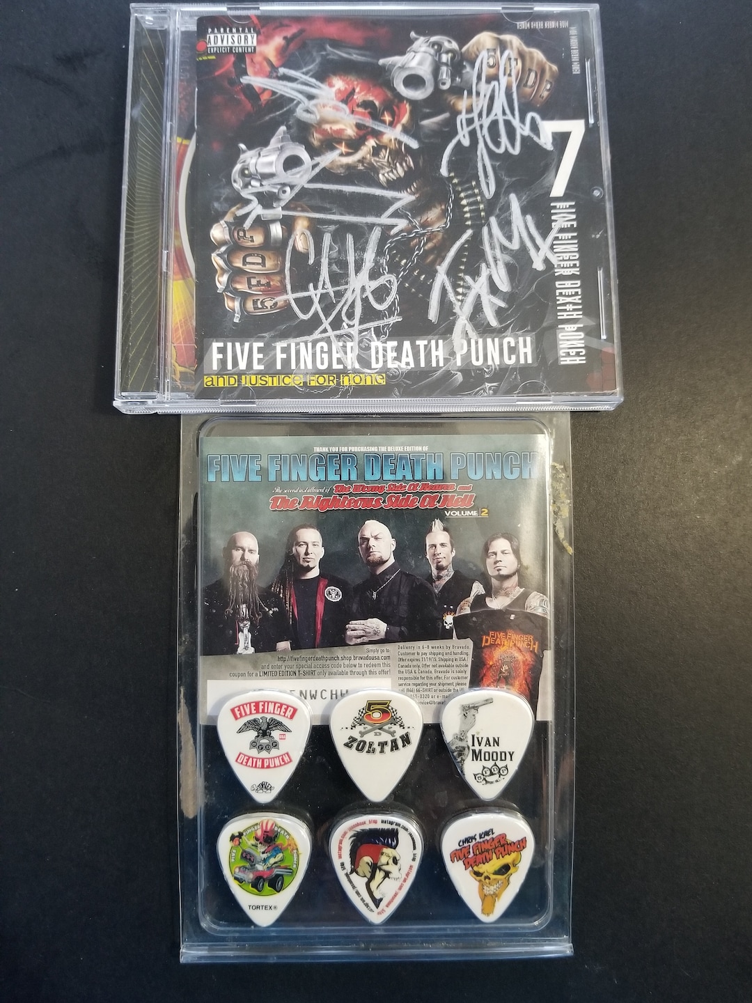 Five Finger Death Punch 5FDP Ivan Moody Zoltan Bathory Chris Kael Band ...