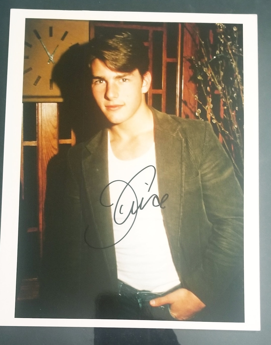 Tom Cruise Vintage SIGNED Autographed Framed 8x10 Inch Photo - Etsy