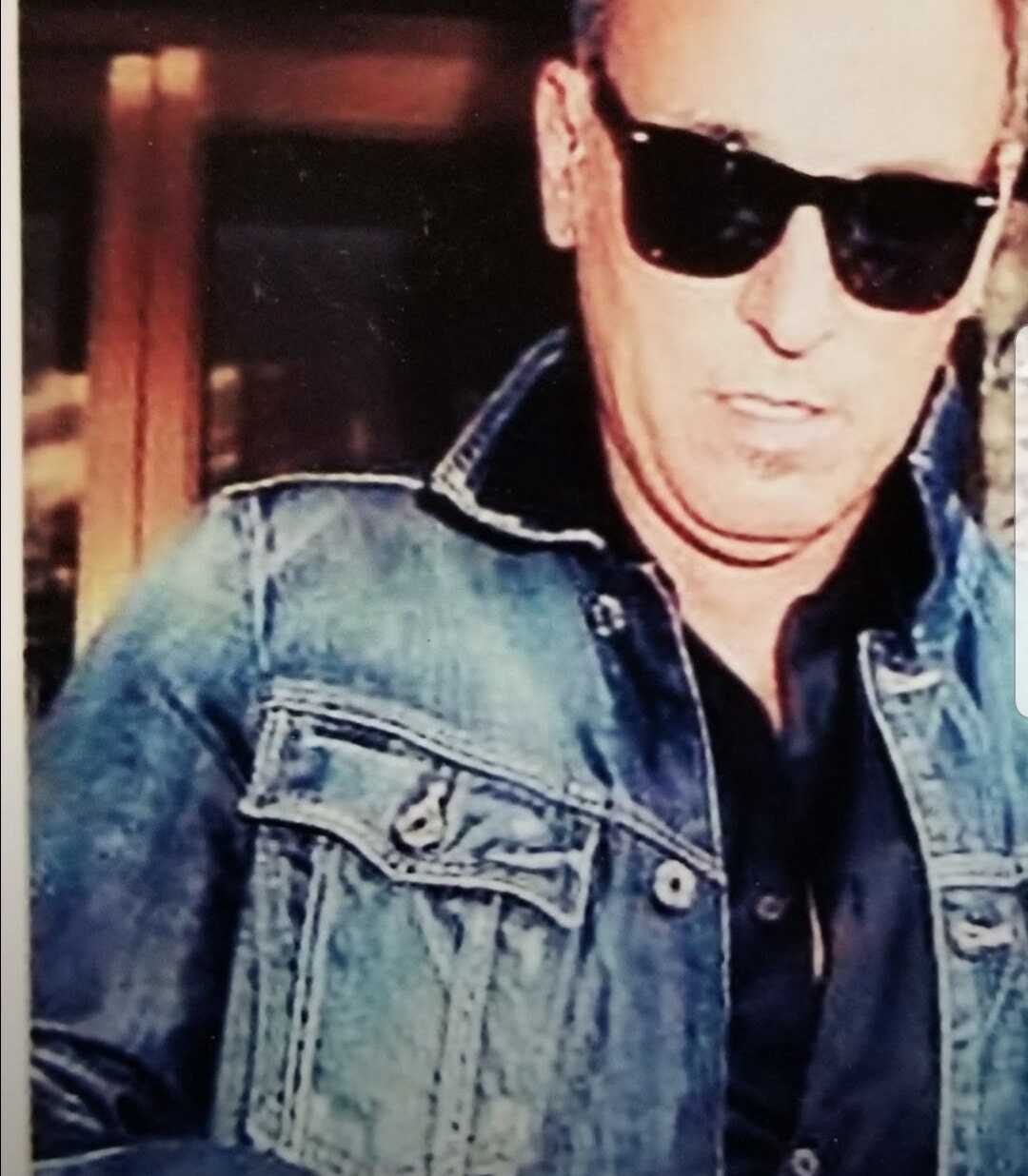 Bruce Springsteen Genuine Hand Signed Autographed Framed Photo Collage ...