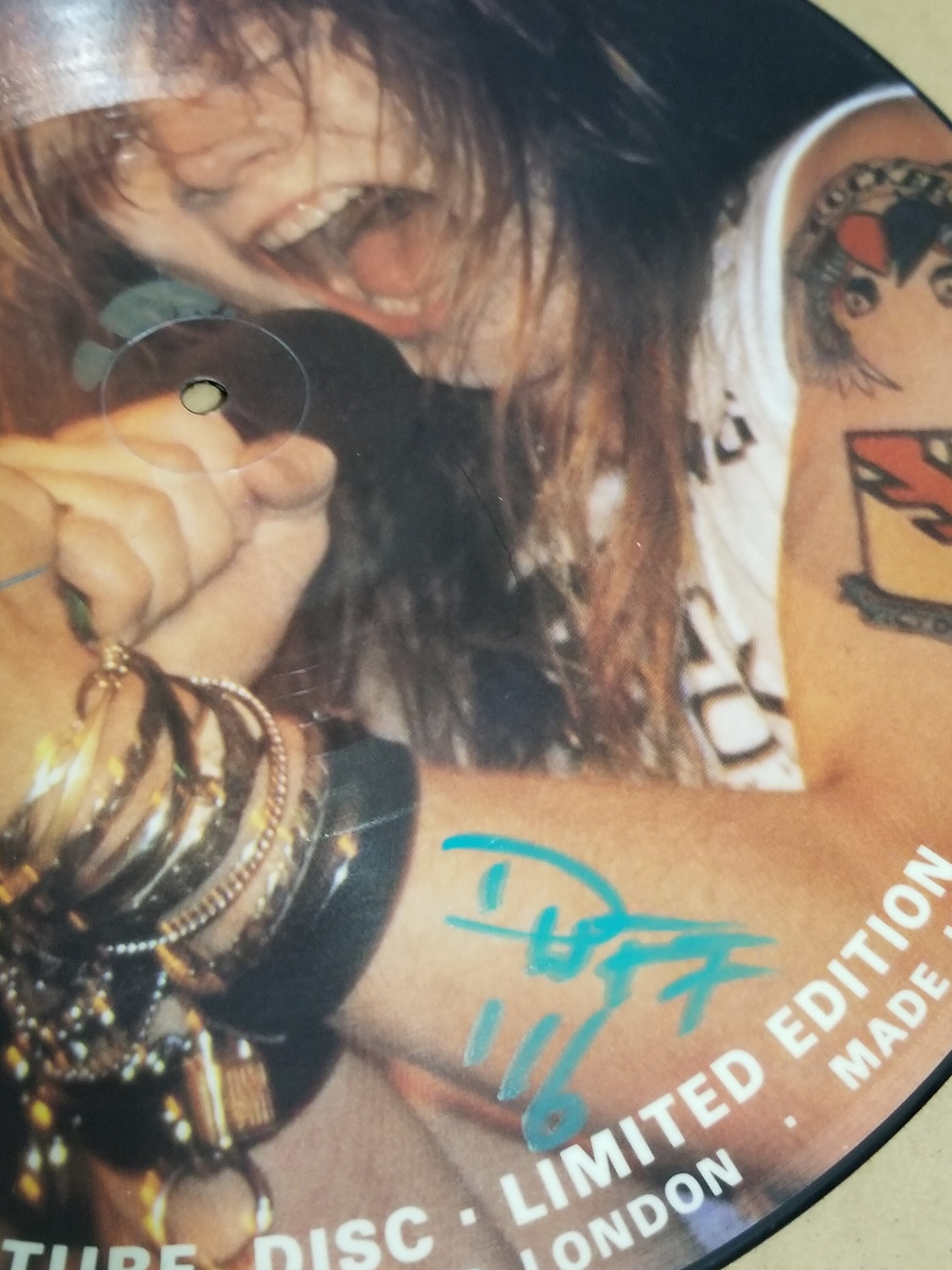 AXL Rose Duff Guns Roses Gnr Signed Autographed Picture Disk - Etsy