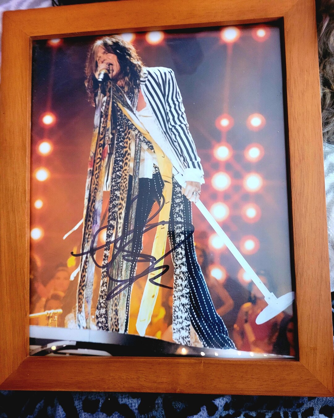Aerosmith Steven Tyler Framed Hand Signed Autographed 8x10 Inch ...