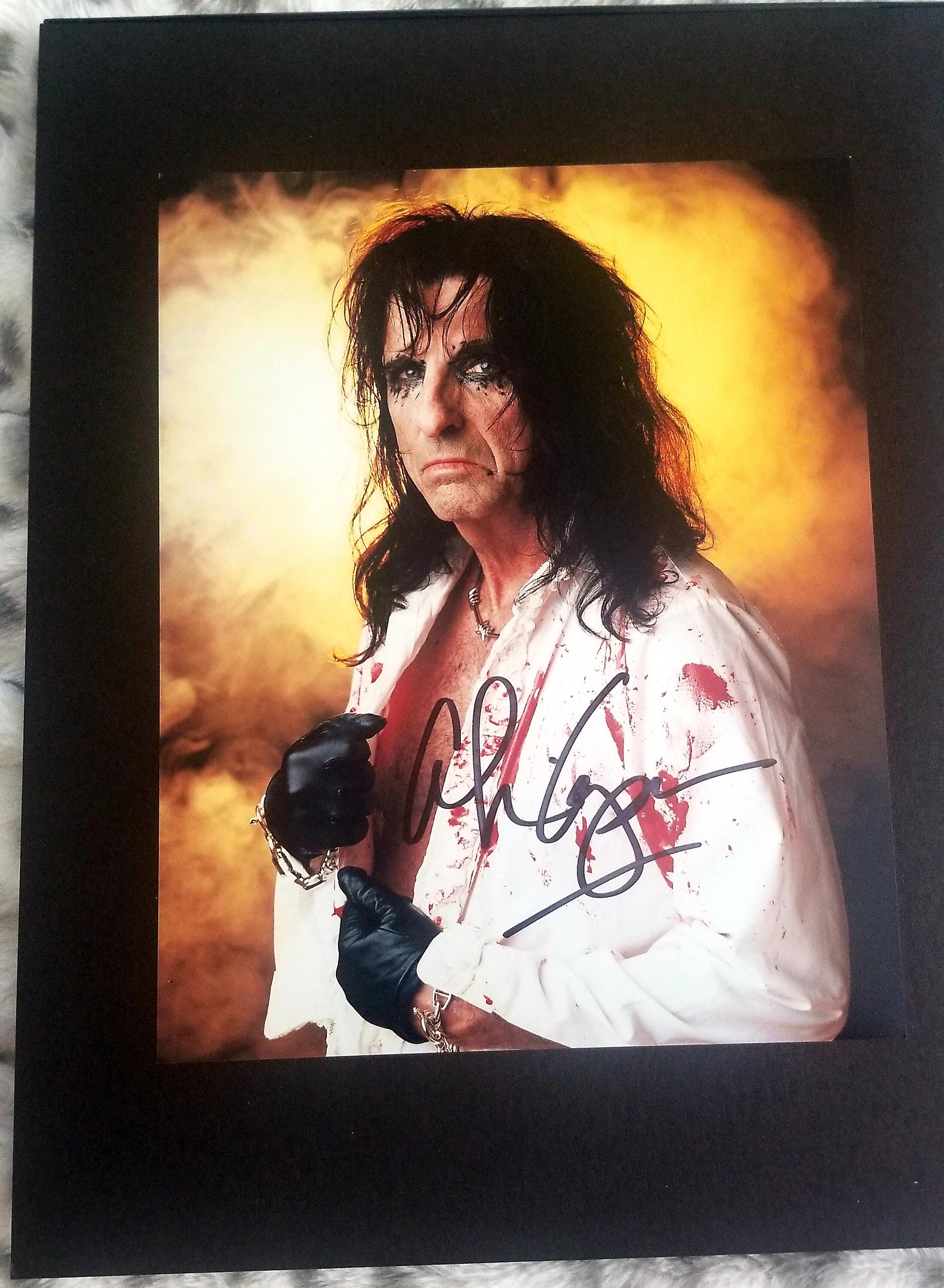 Alice Cooper Signed Autographed Photo VIP Pass Framed Display COA - Etsy