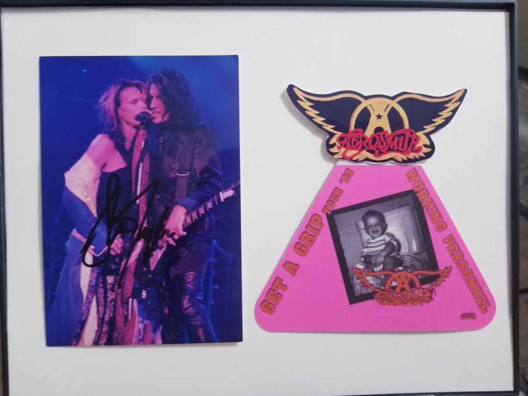 Aerosmith Steven Tyler Signed Autographed 3x5 Inch Photo + VIP Pass ...